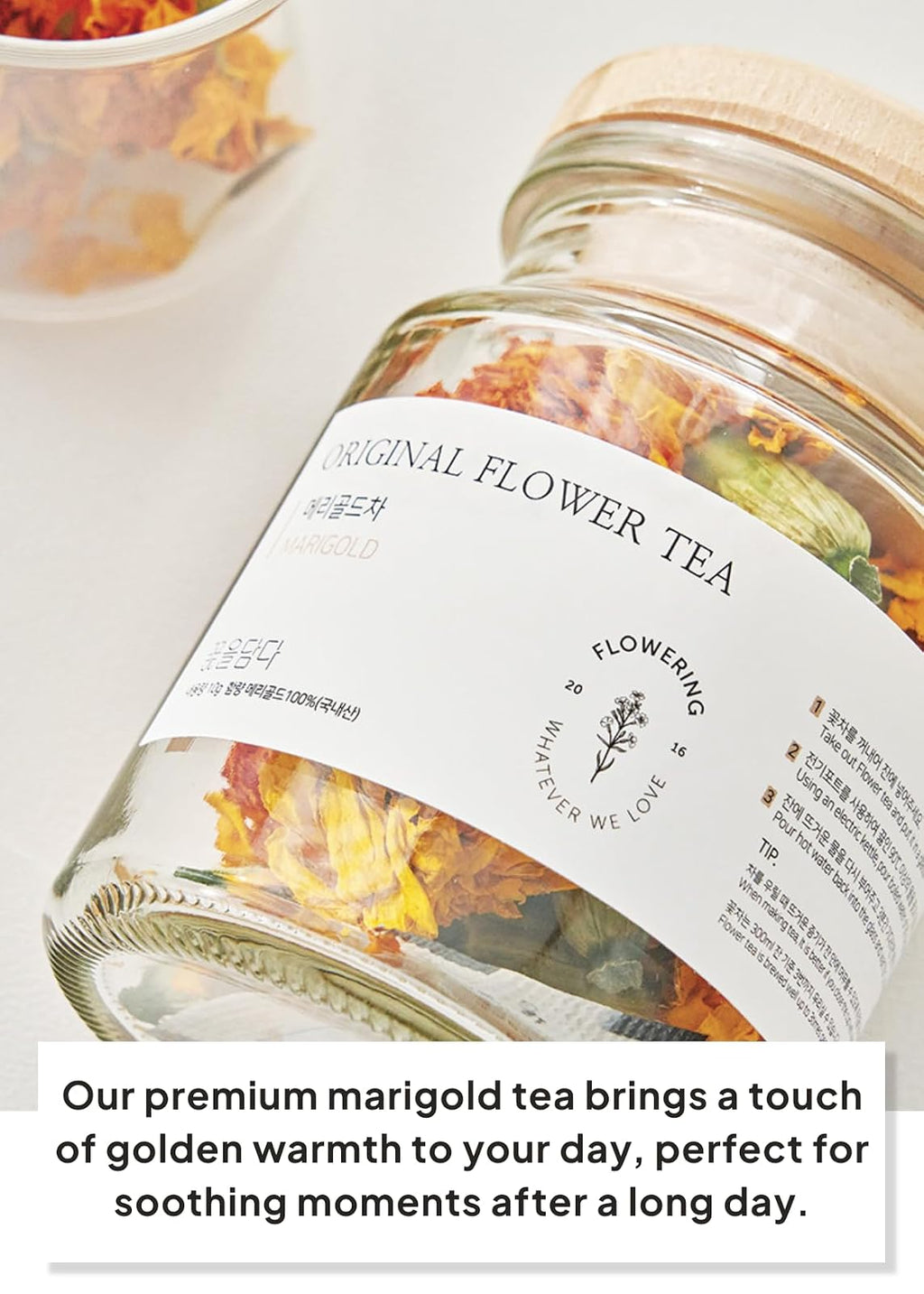 floral blend tea for soothing moments