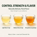floral chamomile tea for wellness