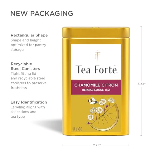 floral chamomile tea with citrus notes