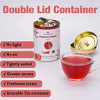 floral chamomile tea with strawberry notes