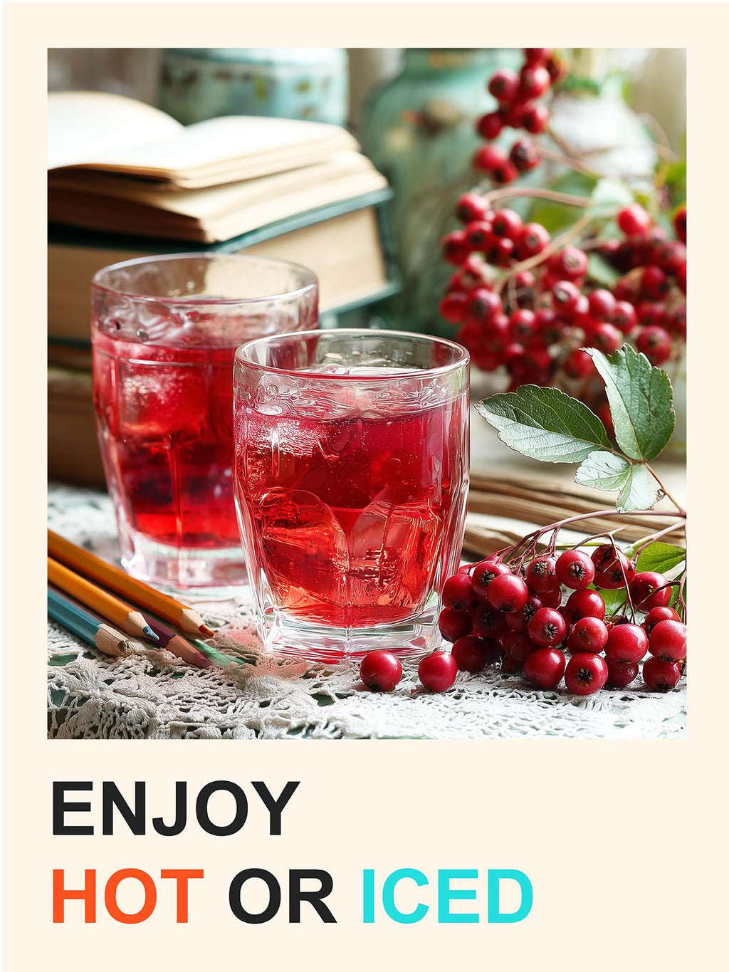 floral flavour hawthorn tea