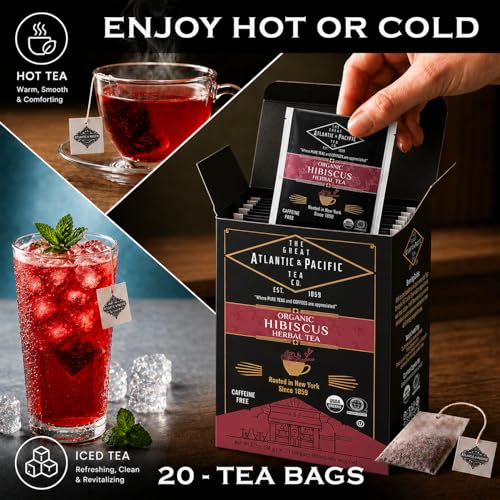floral flavour hibiscus tea bags