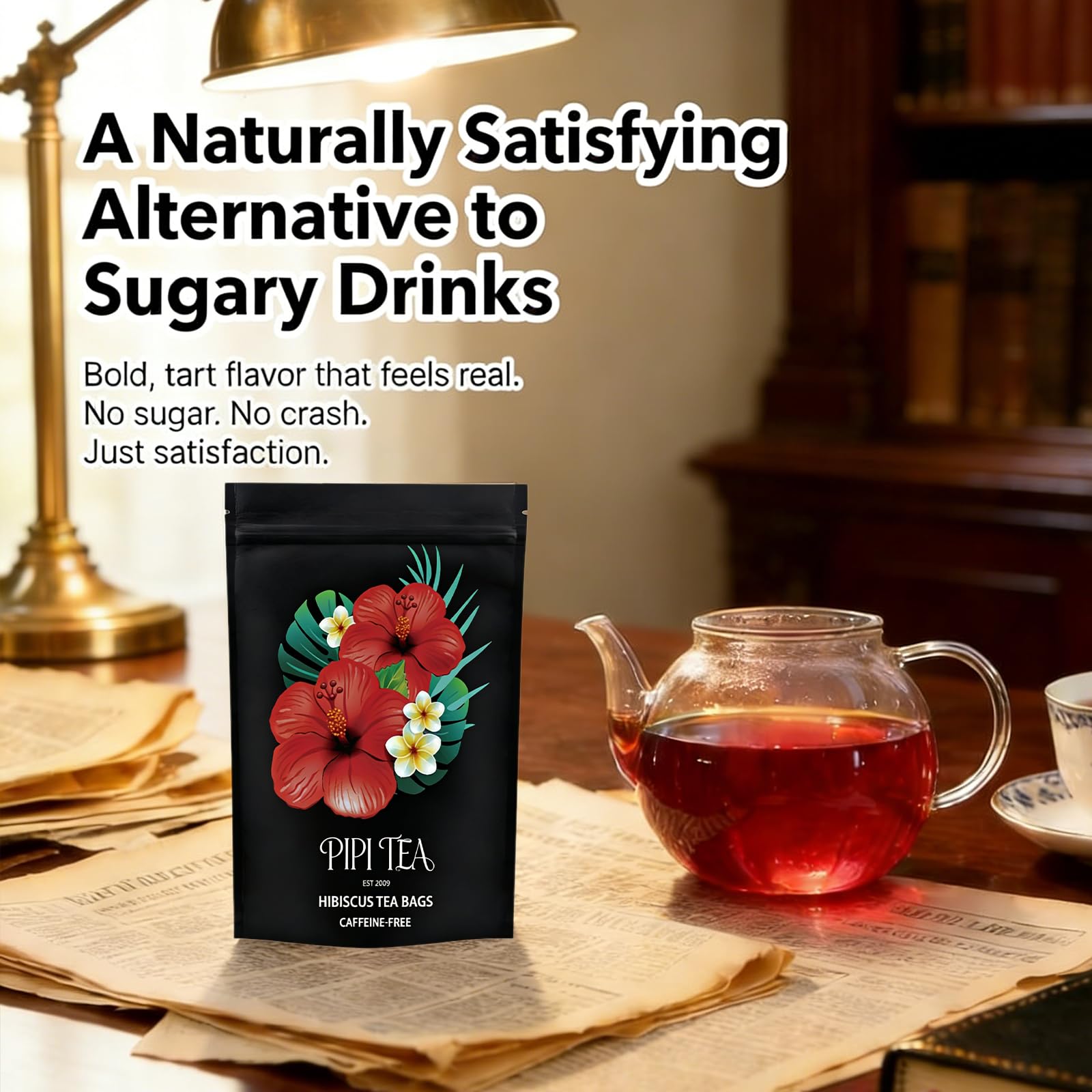 floral flavour hibiscus tea