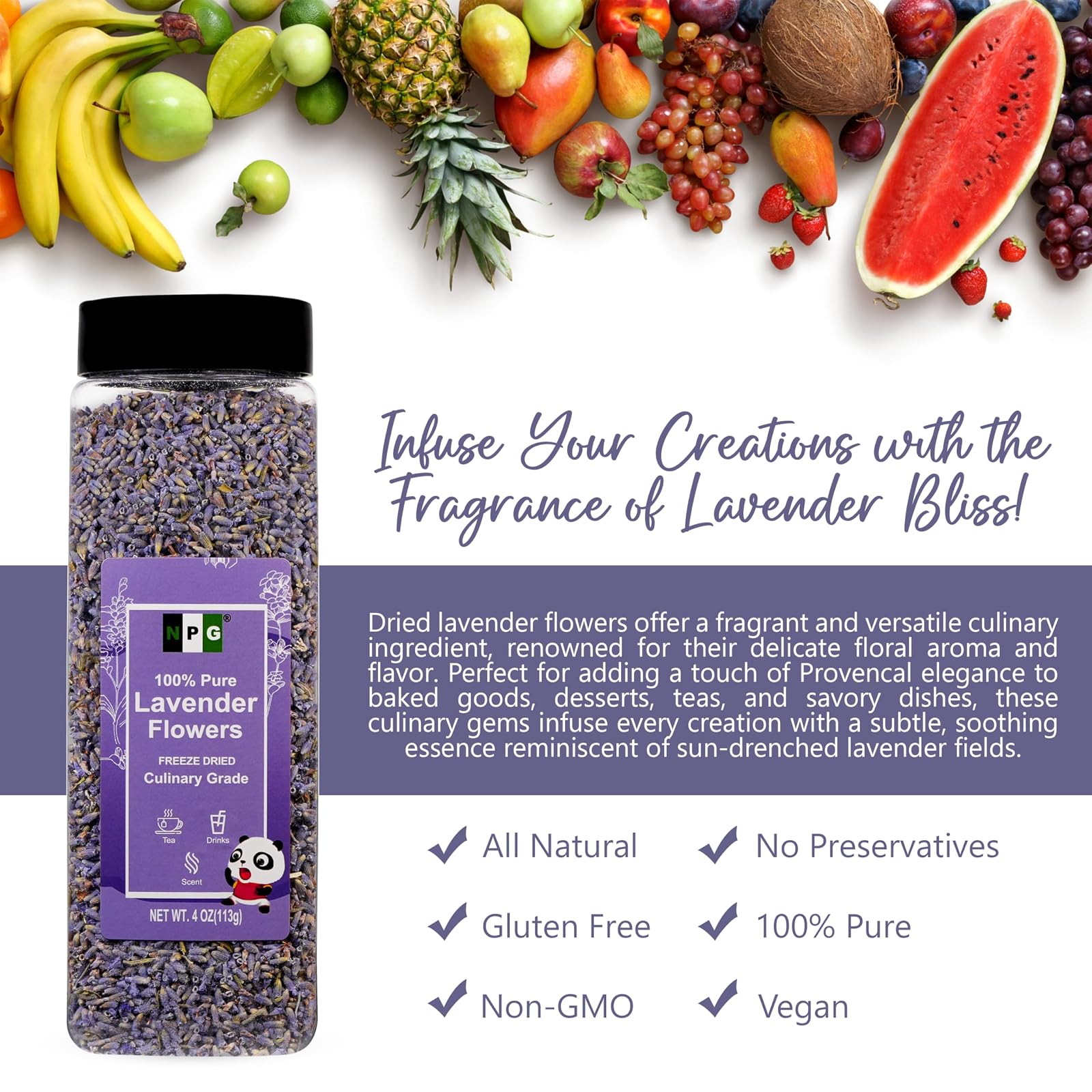 floral flavour in herbal detox tea