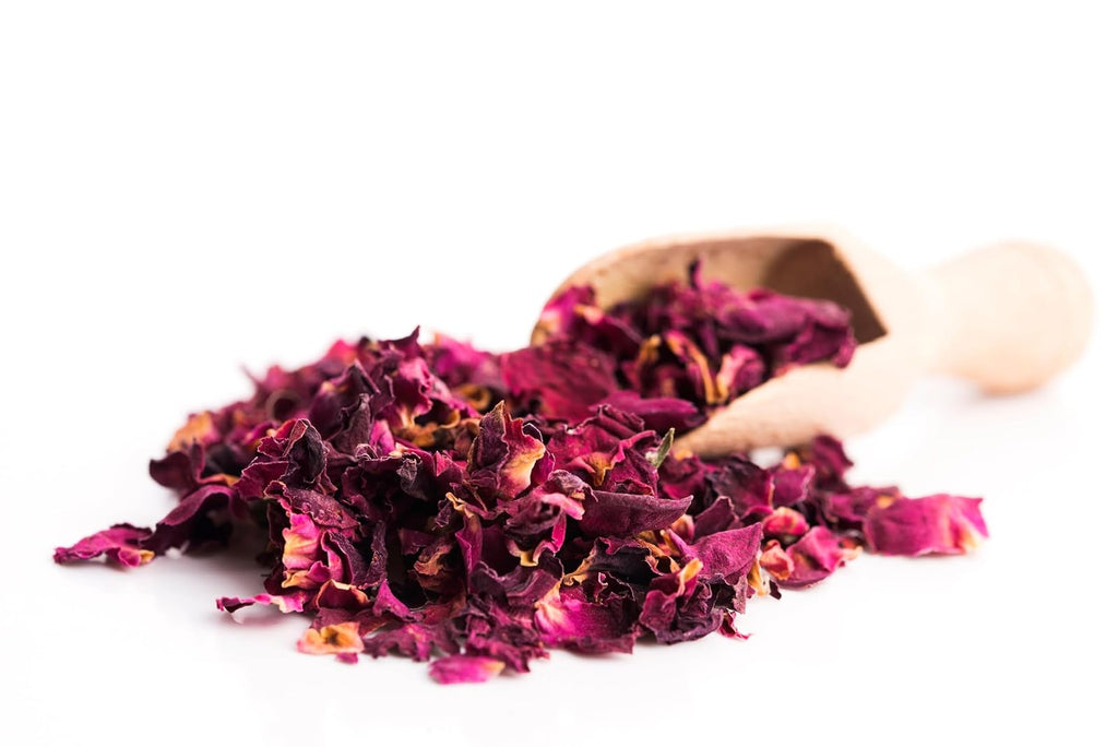 floral garnish for herbal tea blends