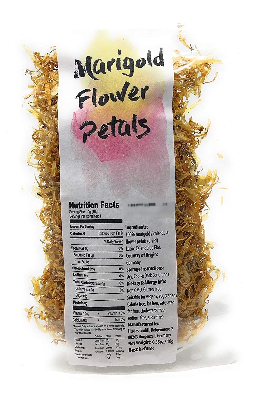 floral garnish for salads
