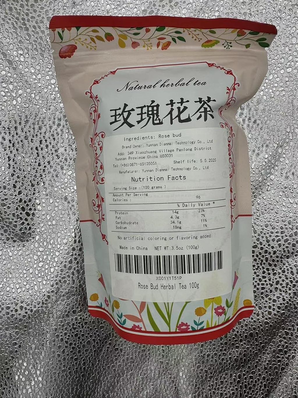 floral herbal detox tea