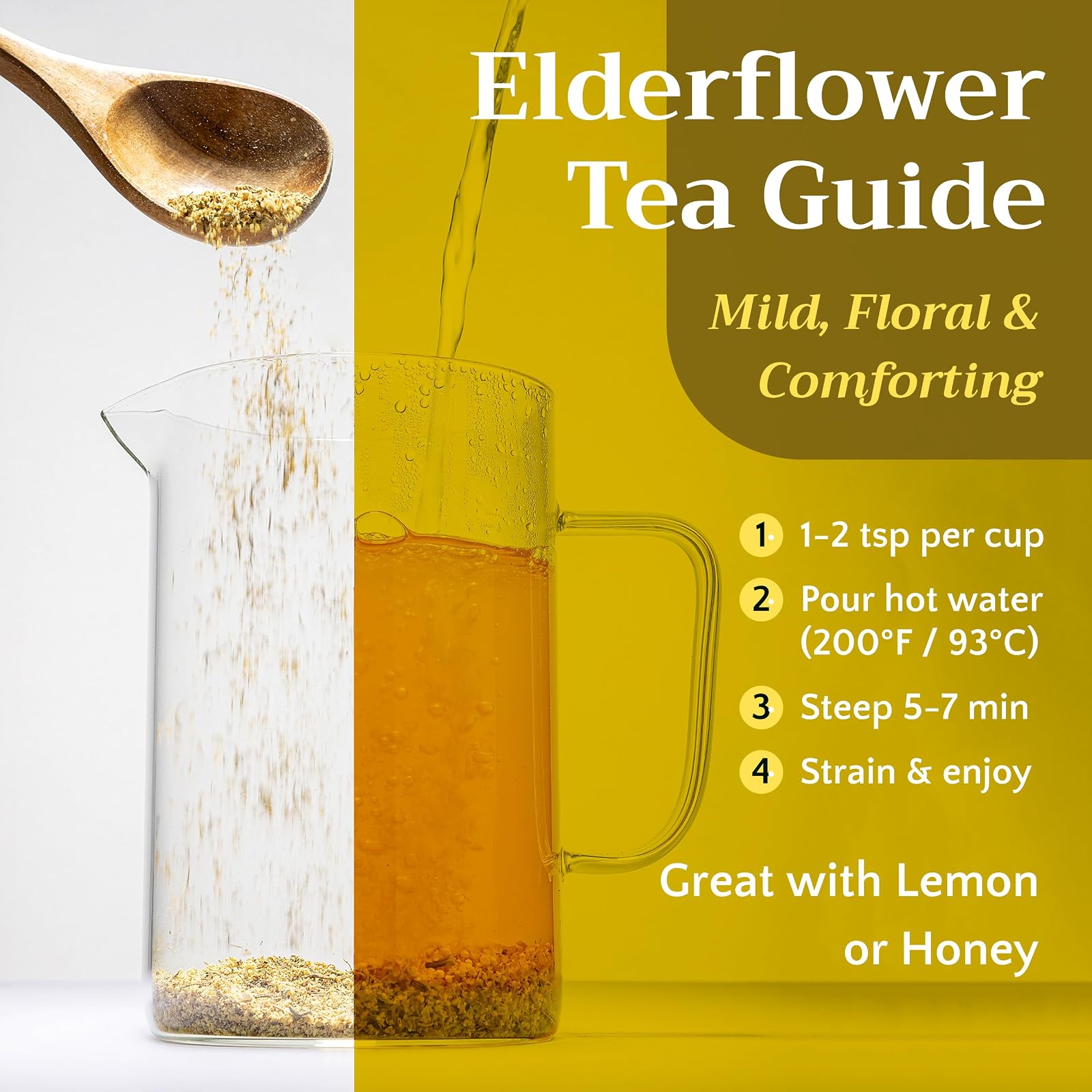 floral herbal infusion tea