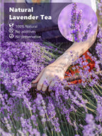 floral herbal infusion with lavender
