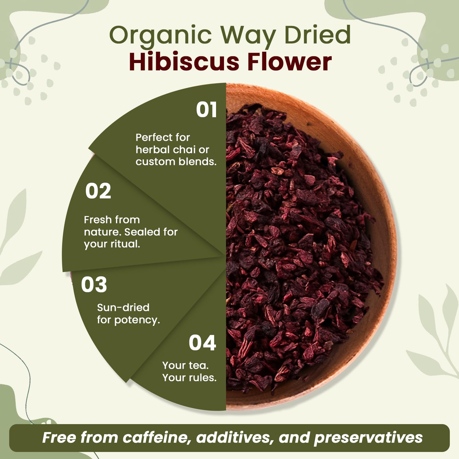 floral herbal tea blend option