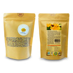 Floral herbal tea for calming effects