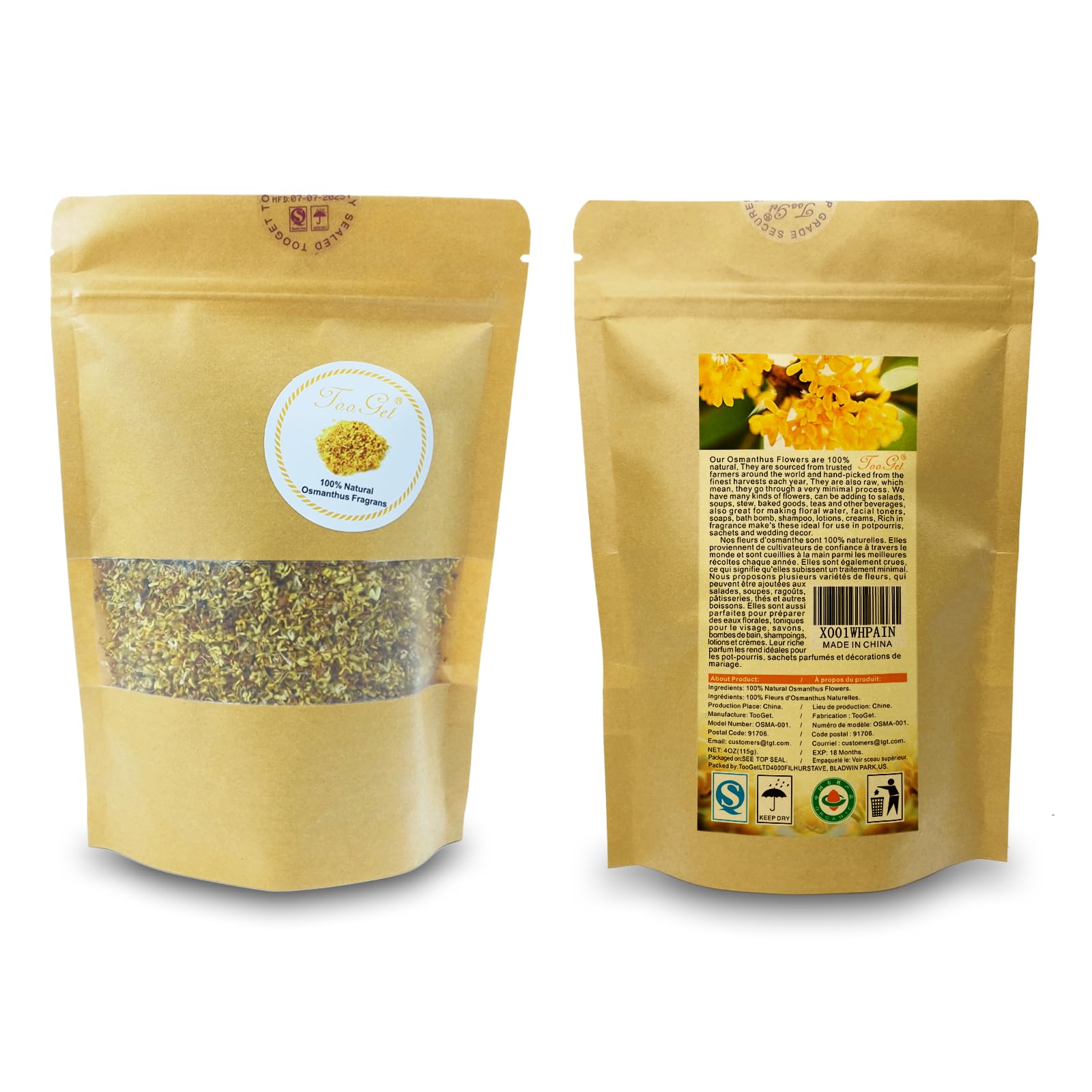 Floral herbal tea for calming effects