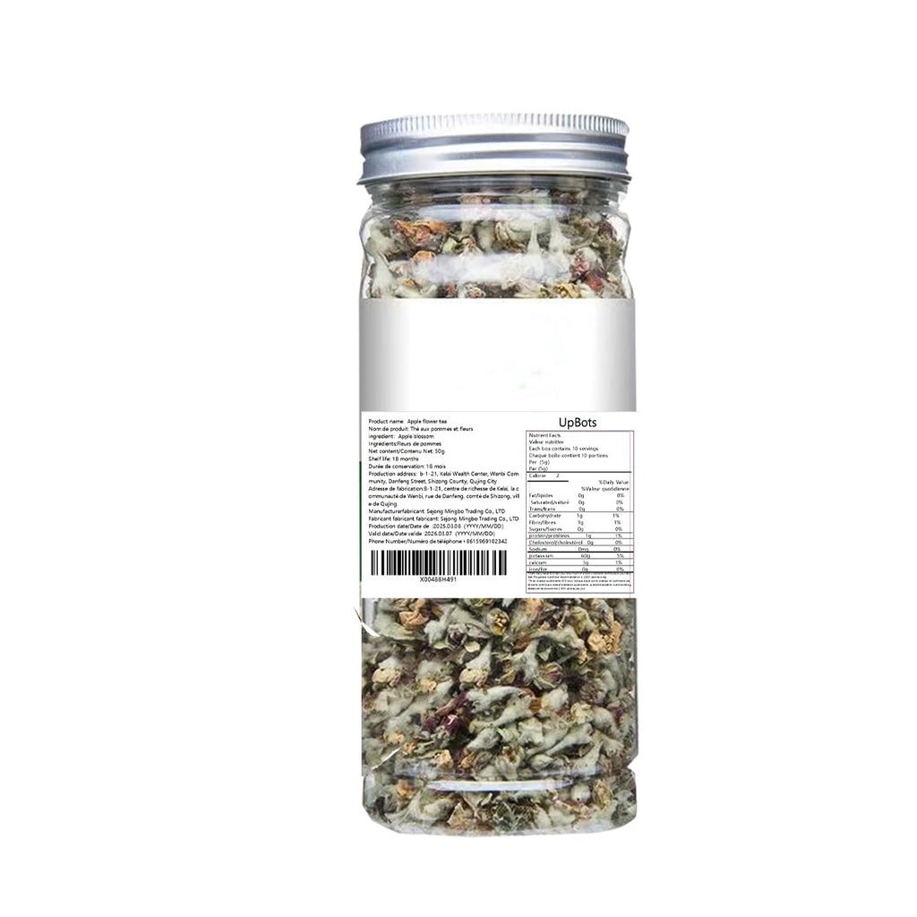 Floral herbal tea for calming moments