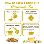 floral herbal tea for calming