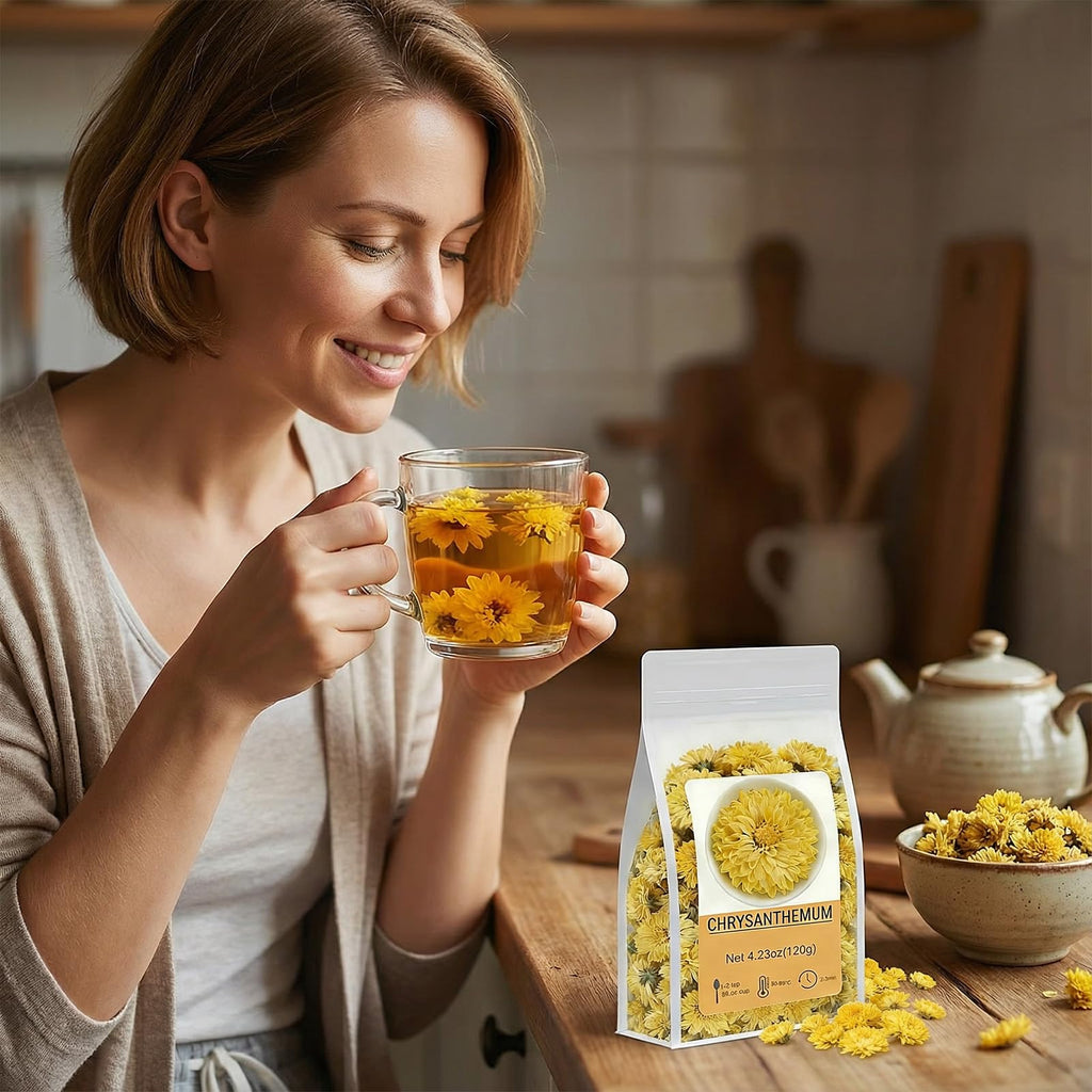 floral herbal tea for relaxation