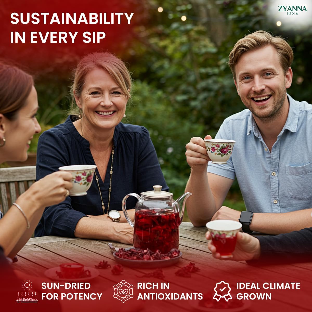 floral herbal tea for soothing moments