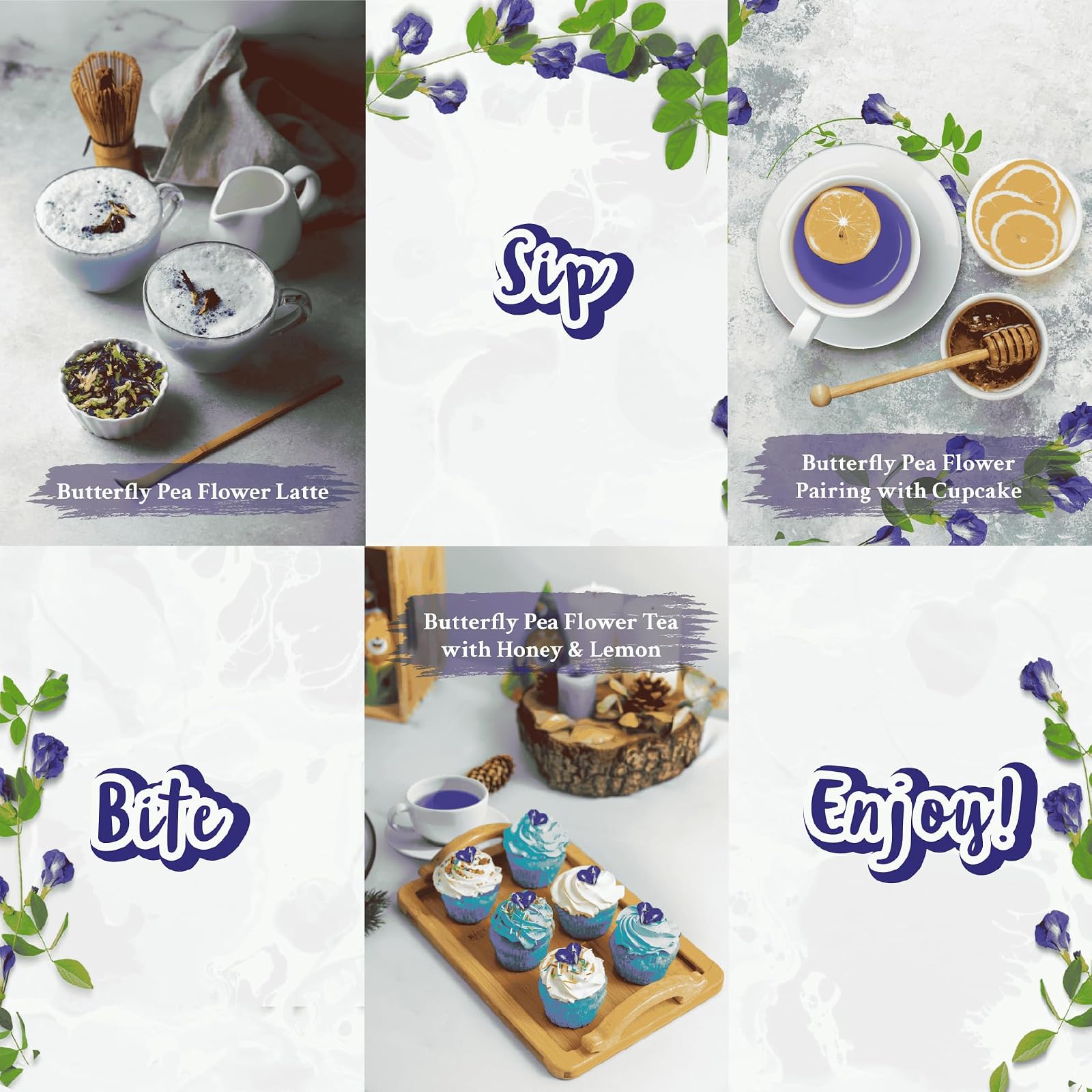 floral herbal tea for wellness