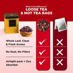 floral herbal tea for wellness