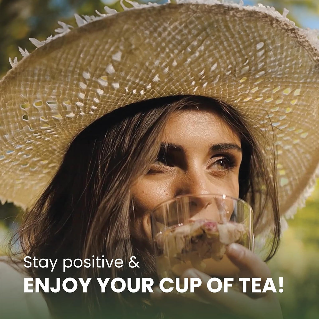 floral herbal tea infusion