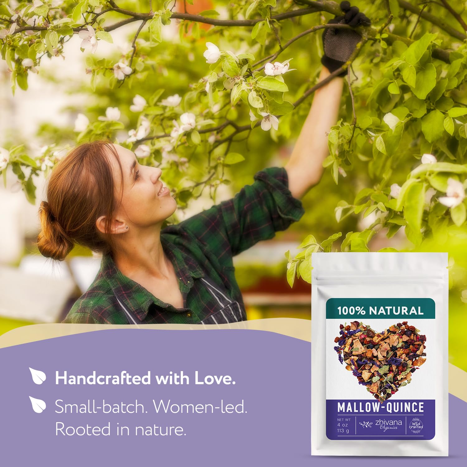 floral herbal tea with unique flavour