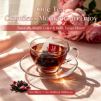 floral hibiscus tea bags for wellness