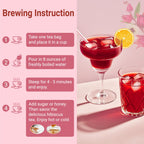 Floral hibiscus tea for healthy living