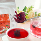 floral hibiscus tea for iced drinks