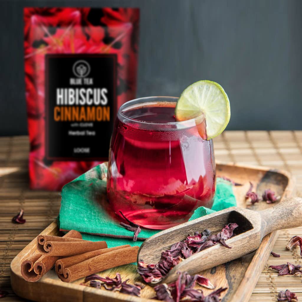 floral hibiscus tea for relaxation