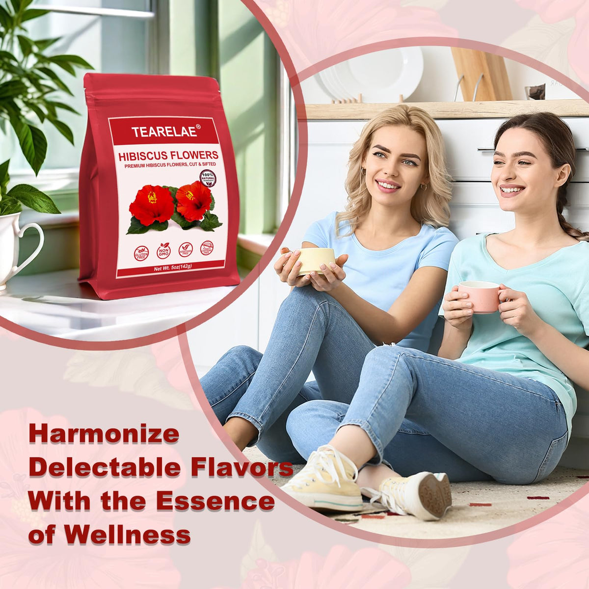floral hibiscus tea for wellness