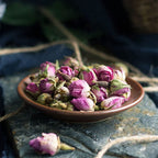 floral infusion dried rose buds