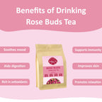 floral infusion dried rose buds