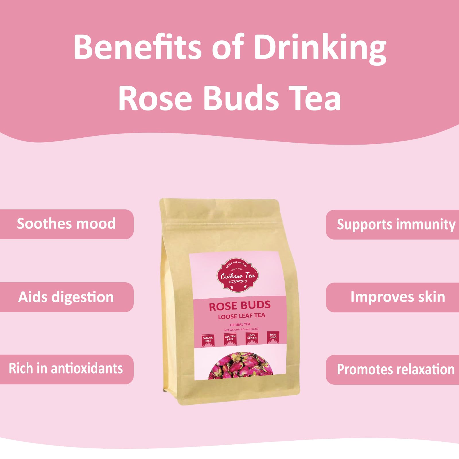 floral infusion dried rose buds