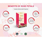 floral infusion dried rose petals