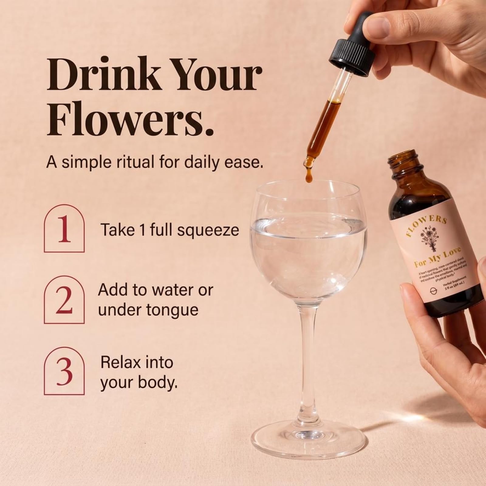 Floral infusion for daily vitality