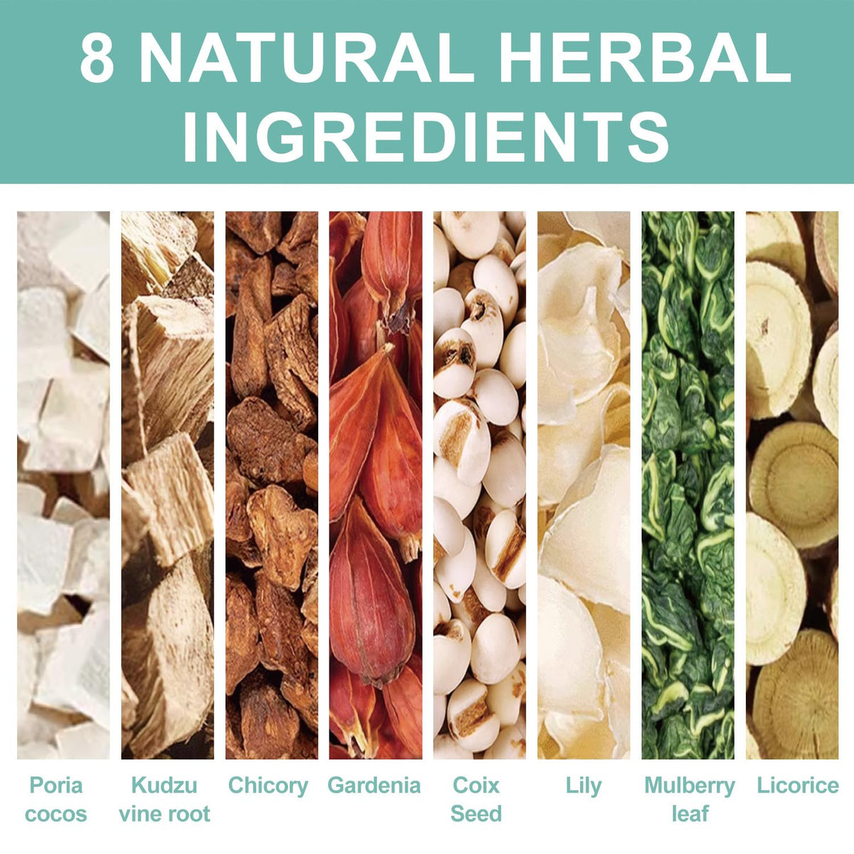 Floral infusion herbal detox tea