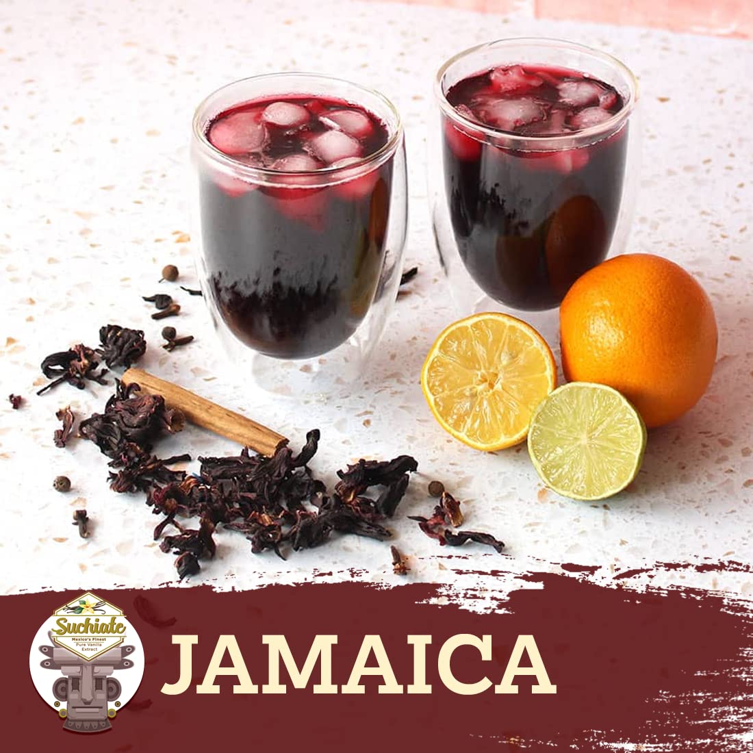floral infusion using dried hibiscus