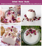 floral infusion with dried rose buds