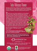 floral infusion with hibiscus flowers