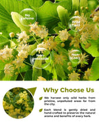floral linden tea for sleep