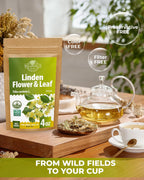 floral linden tea for wellness