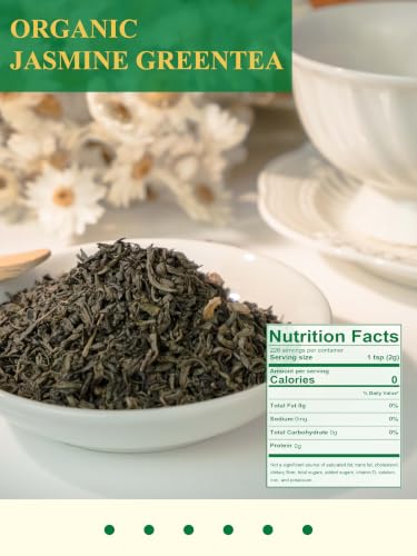 floral notes in green tea