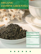 floral notes in green tea