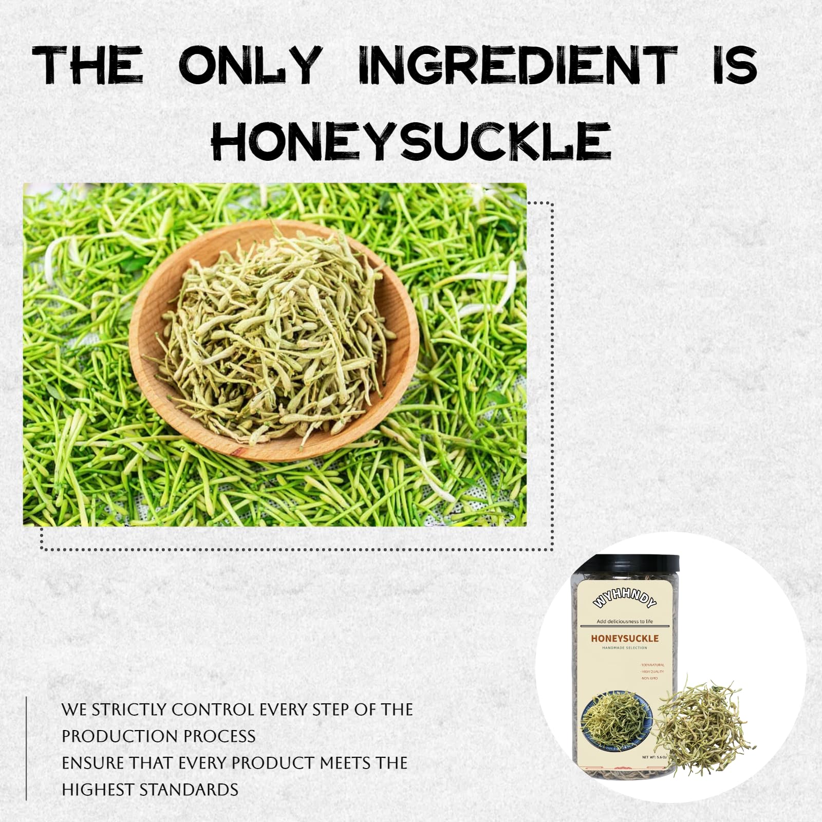 floral taste dried honeysuckle tea