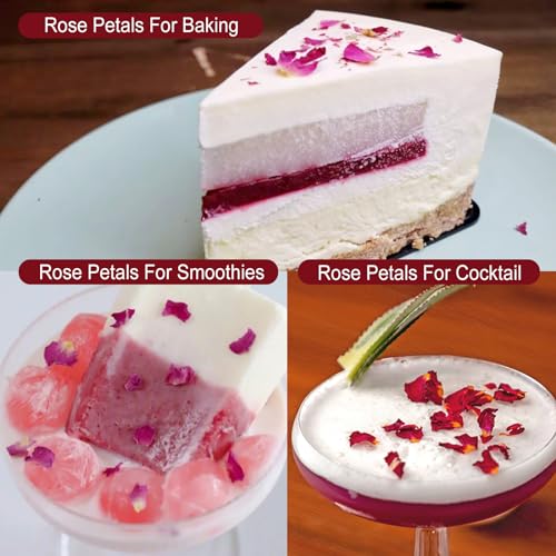 floral tea blend with rose petals