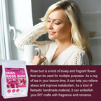 floral tea experience with rose buds