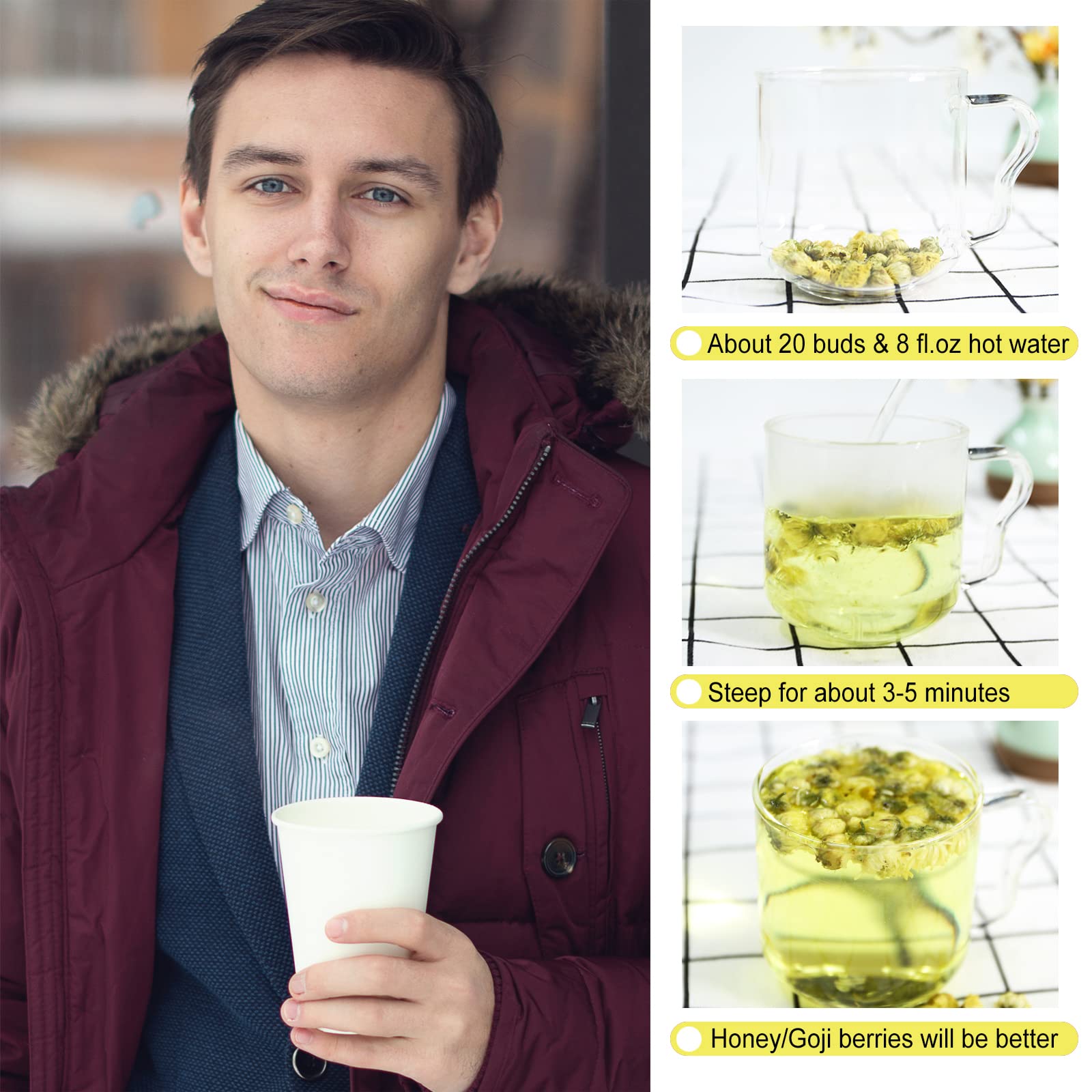floral tea for wellness