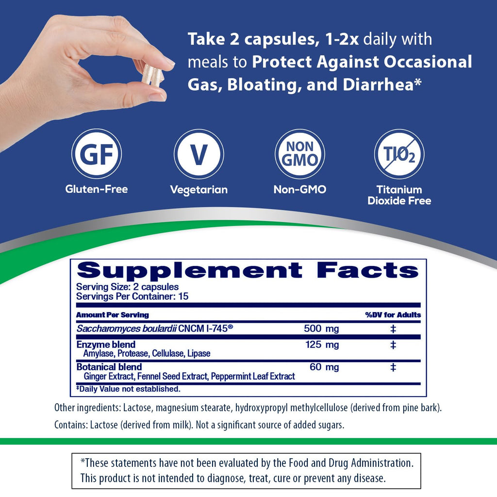 Florastor advanced gas relief capsules