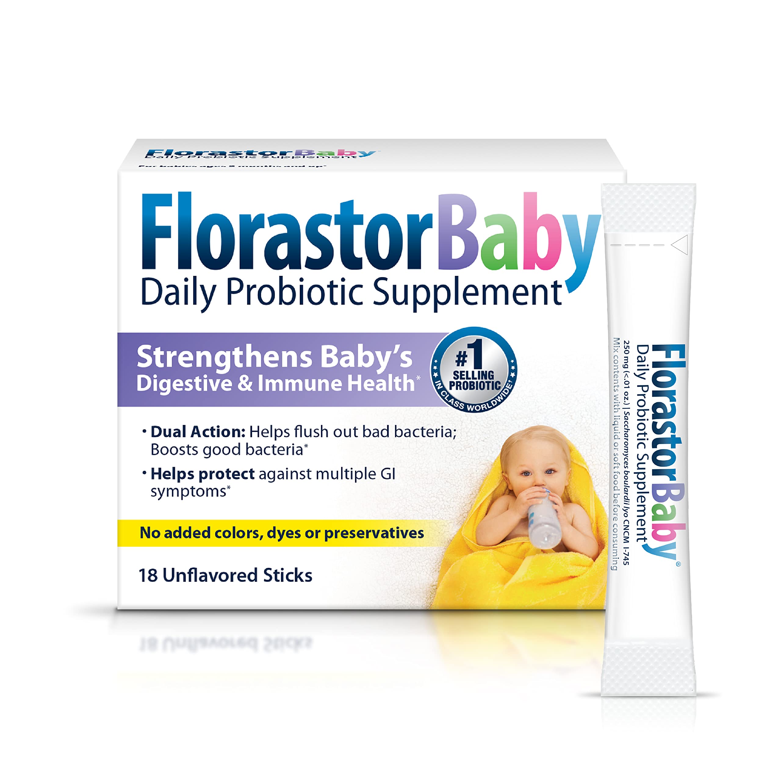 Florastor Baby probiotic powder sticks