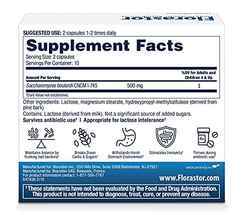 Florastor probiotic for men and women