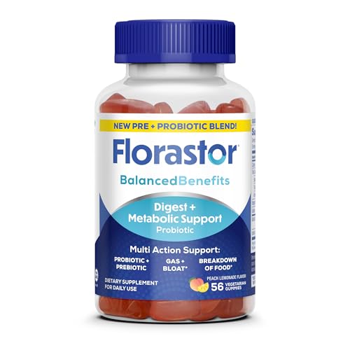 Florastor probiotic gummies for digestive health